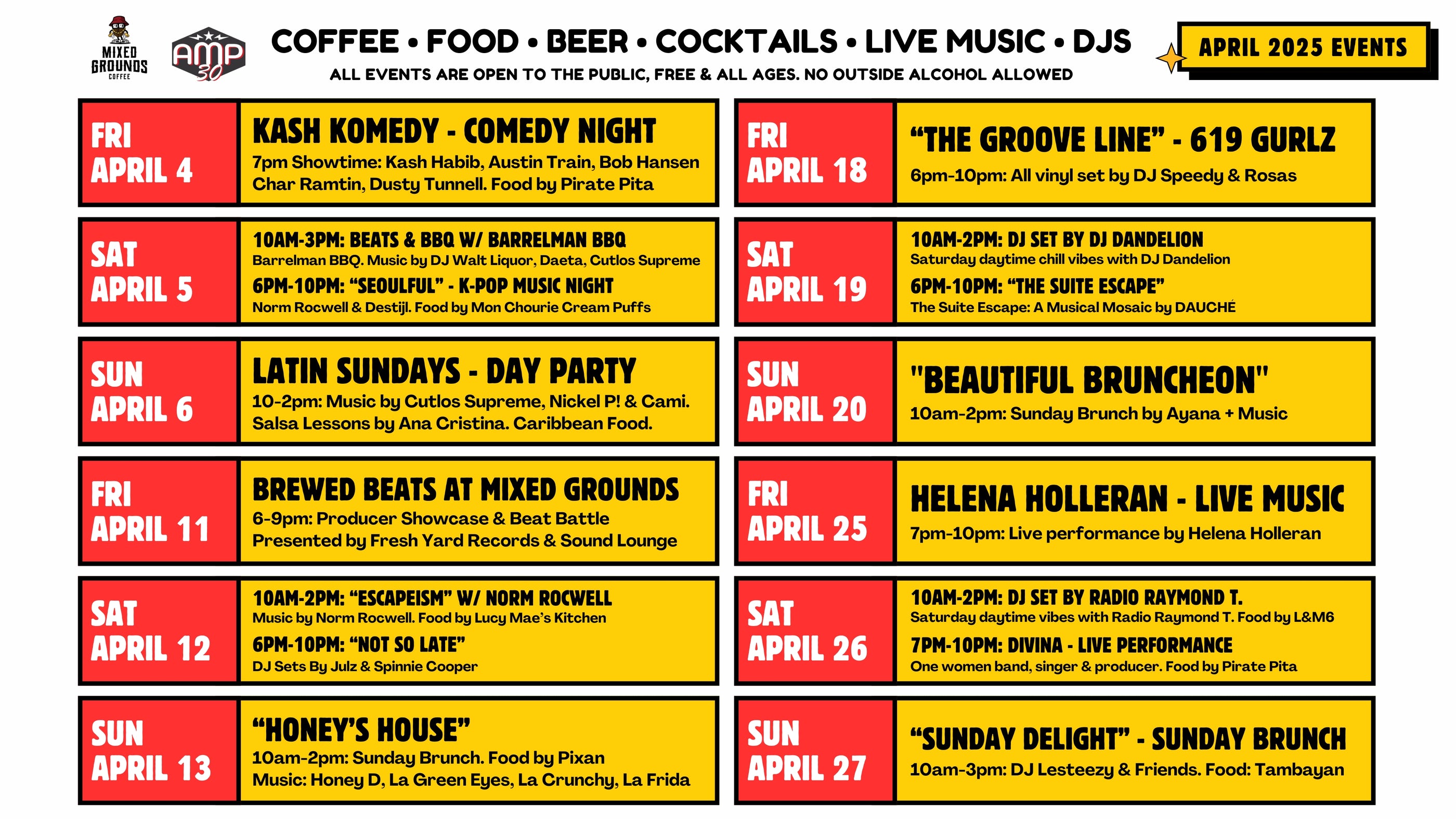 Events – Mixed Grounds